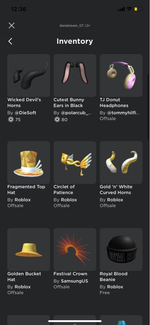 Roblox acc, Video Gaming, Video Games, Others on Carousell