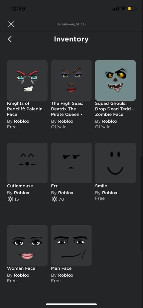 Roblox acc, Video Gaming, Video Games, Others on Carousell
