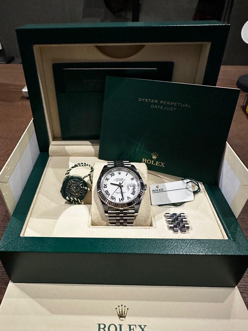 Rolex Datejust 41mm Fluted Bezel Jubilee Strap, Luxury, Watches on ...
