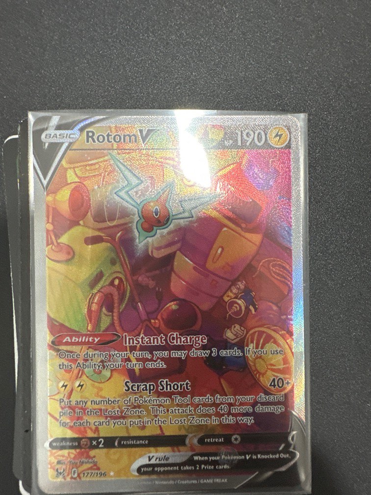 Rotom V Lost Origins (Alt Art), Hobbies & Toys, Toys & Games on Carousell