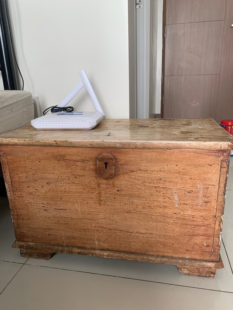 Rustic Chest "Baul", Furniture & Home Living, Furniture, Other Home ...