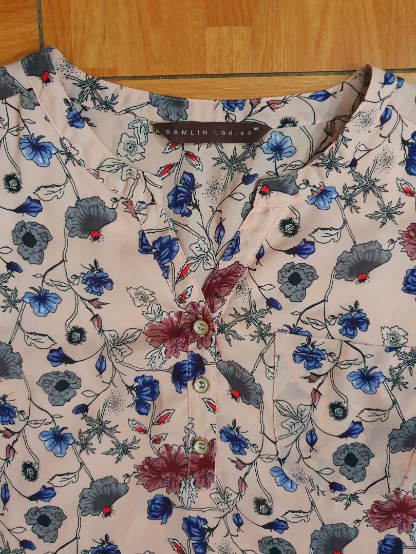 Samlin, Women's Fashion, Tops, Blouses on Carousell