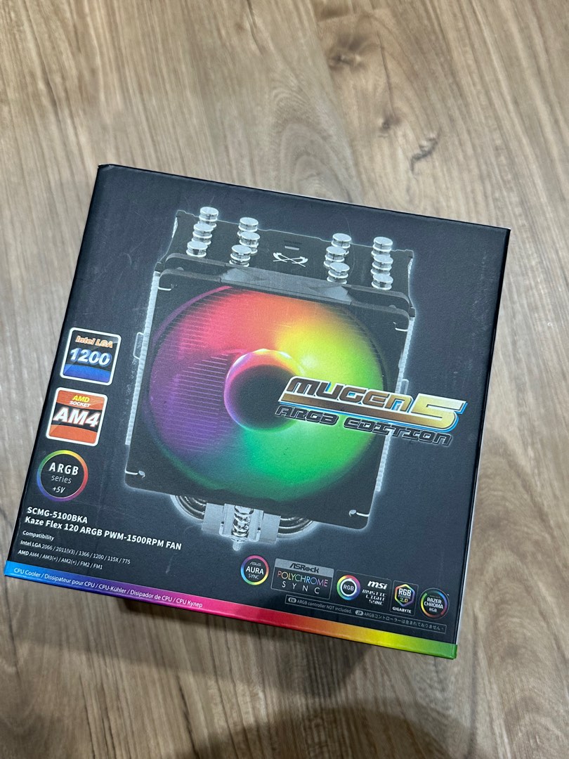 Scythe Mugen 5 ARGB Edition Tower Cooler, Computers & Tech, Parts ...