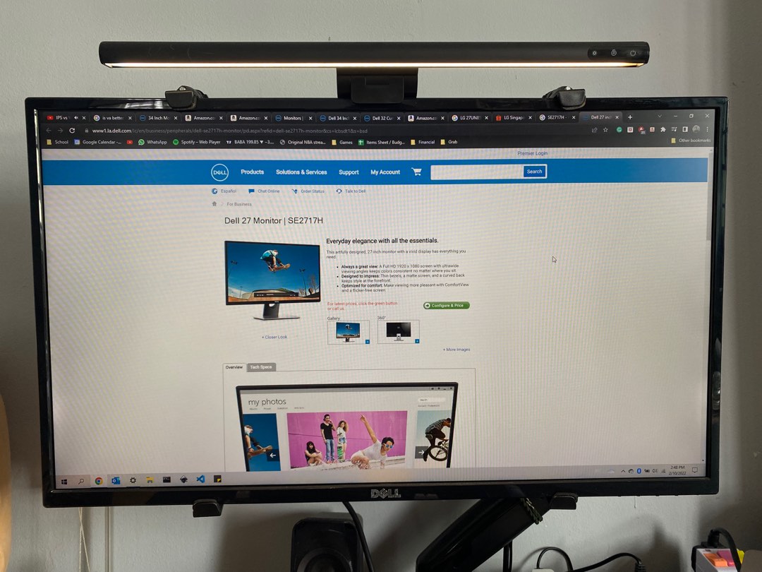 SE2717H FHD DEll 27 inch monitor comes with stand :), Computers & Tech ...