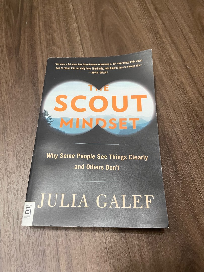 Self Help Book Scout Mindset Hobbies And Toys Books And Magazines Fiction And Non Fiction On Carousell