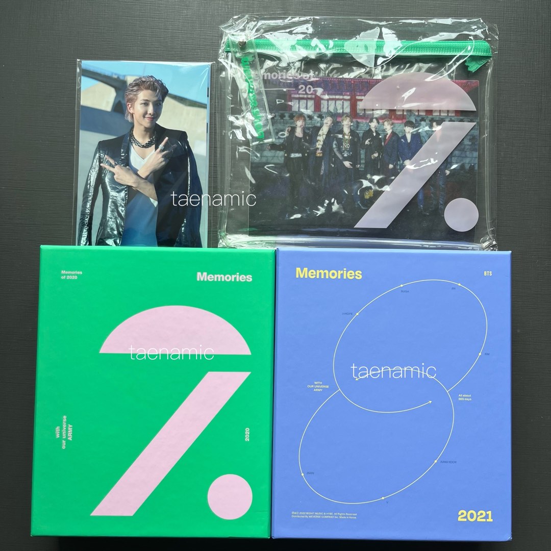 [set放] BTS memories of 2021, 2022 藍光淨碟set（2020有特典，2021只有碟）, 興趣及遊戲, 收藏品及紀念品, 韓流 - Carousell