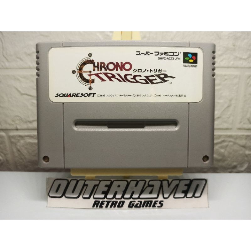 SFC Game Chrono Trigger (Japan Import), Video Gaming, Video Games ...