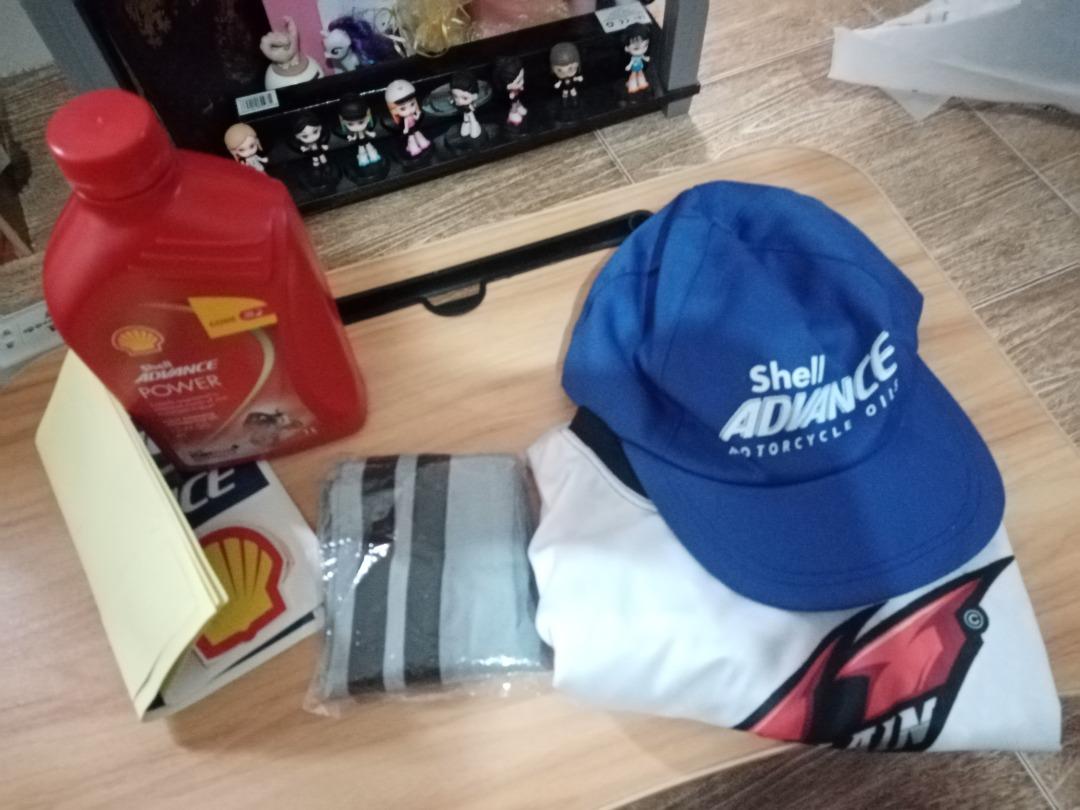 Shell Advance Motor Oil with freebies, Motorbikes, Motorbike Parts ...