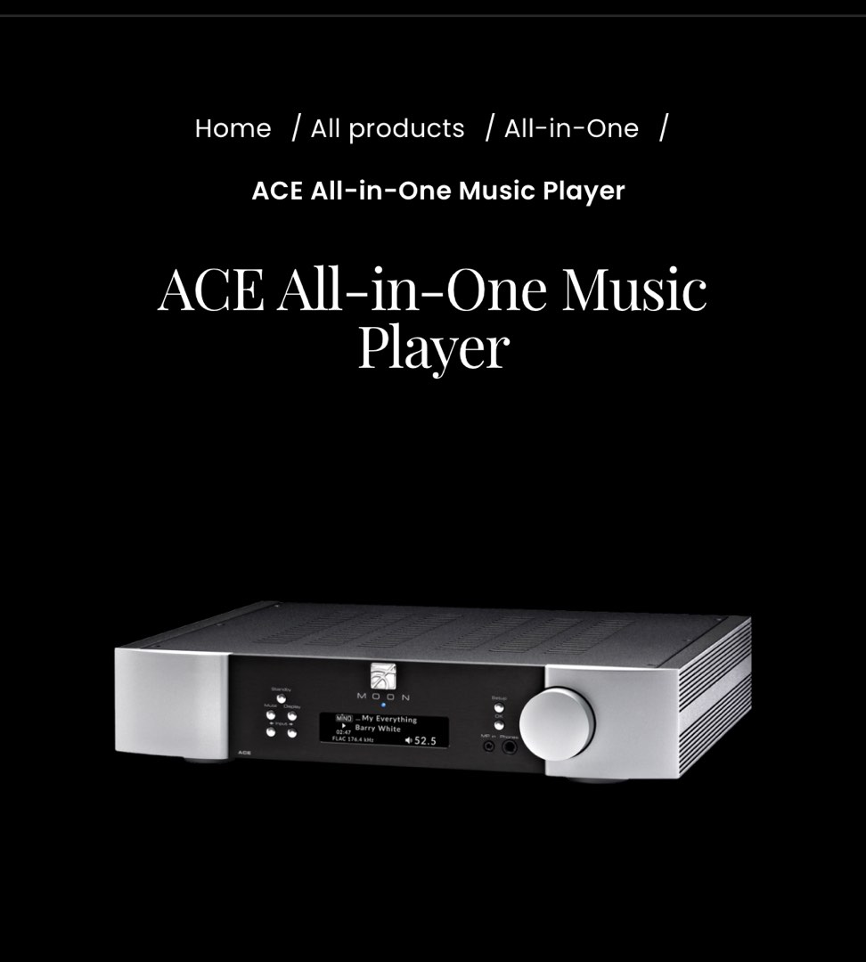 SIMAUDIO MOON ACE, Audio, Other Audio Equipment on Carousell