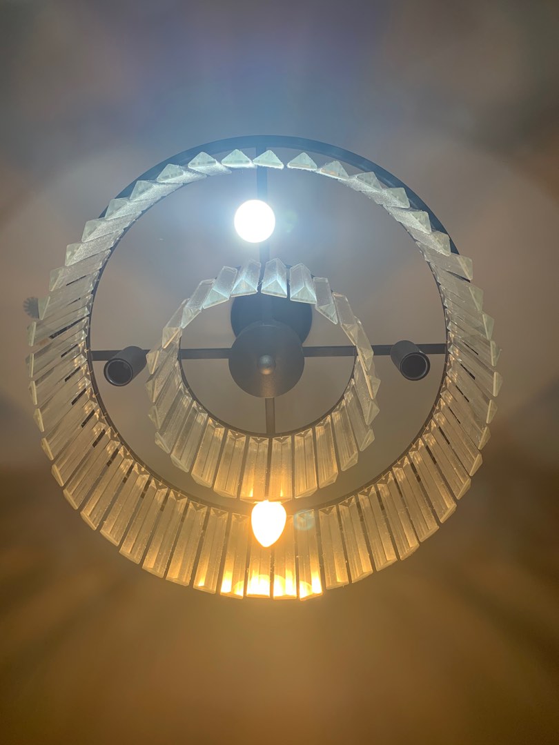 Simple Chandelier, Furniture & Home Living, Lighting & Fans, Lighting ...