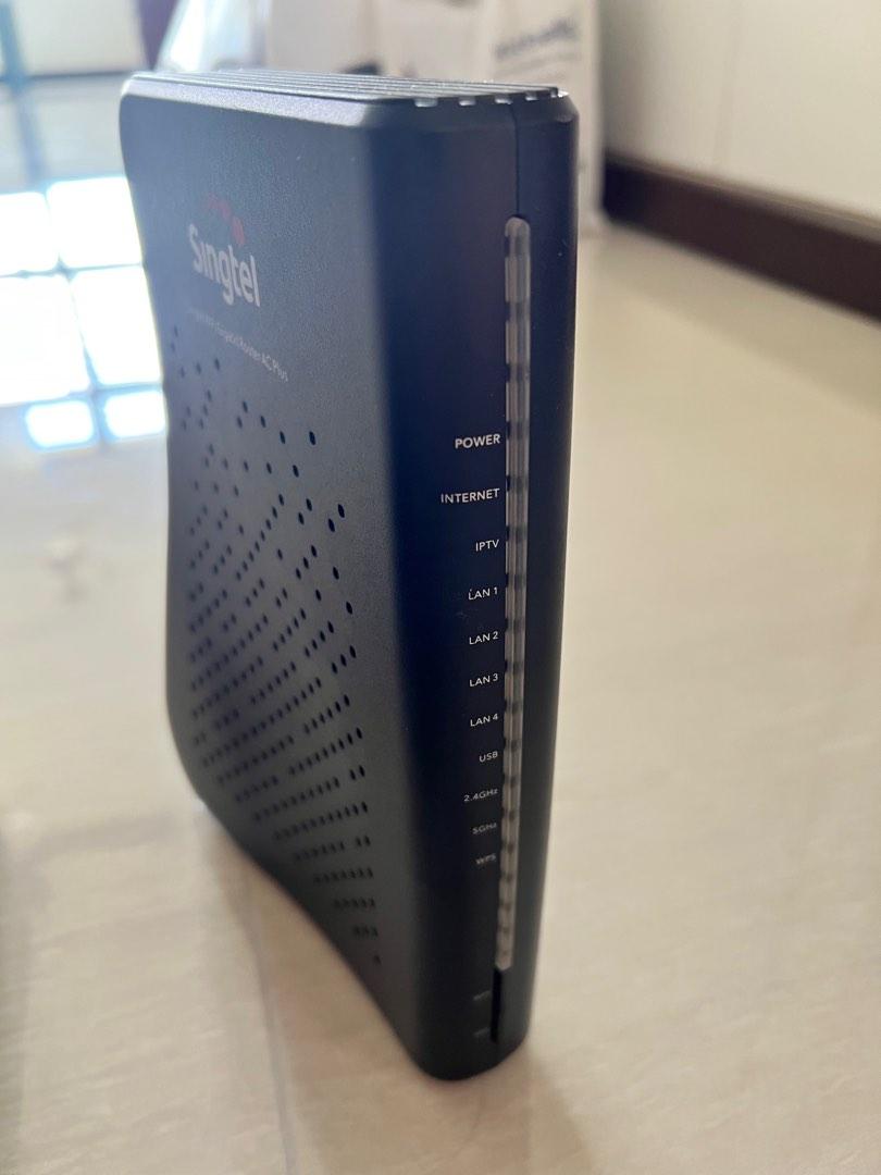Singtel Optical Network Terminal and WiFi Router, Computers & Tech ...