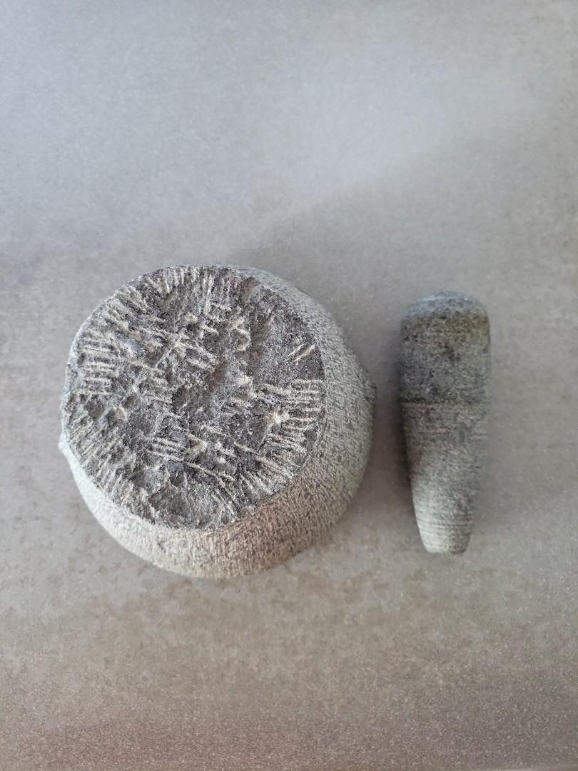 Solid Stone Pounder, Furniture & Home Living, Kitchenware & Tableware ...