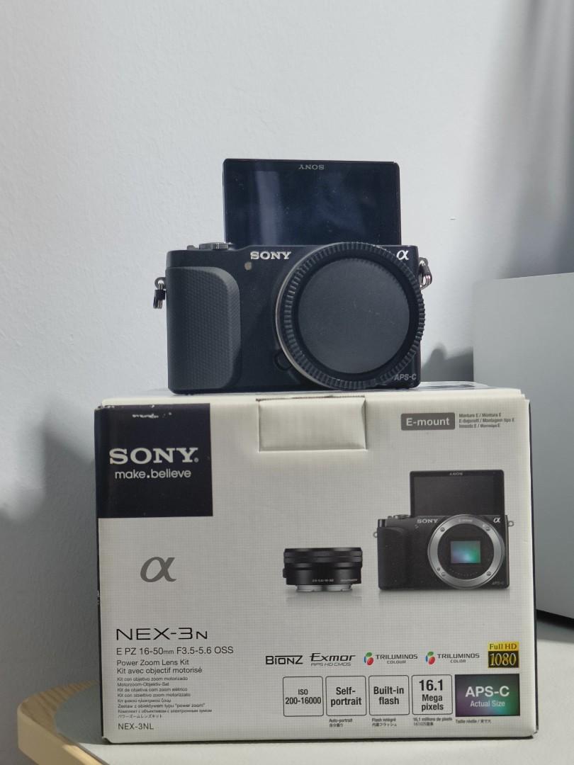 Sony NEX-3N mirrorless camera (body), Photography, Cameras on Carousell