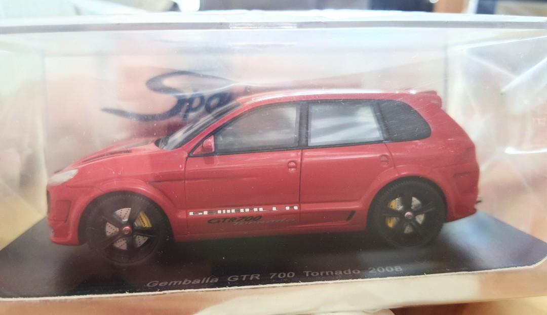 Spark 1/43 Gemballa GTR 700 Tornado (Tuned Porsche Cayenne Turbo) 樹脂模型車 ...