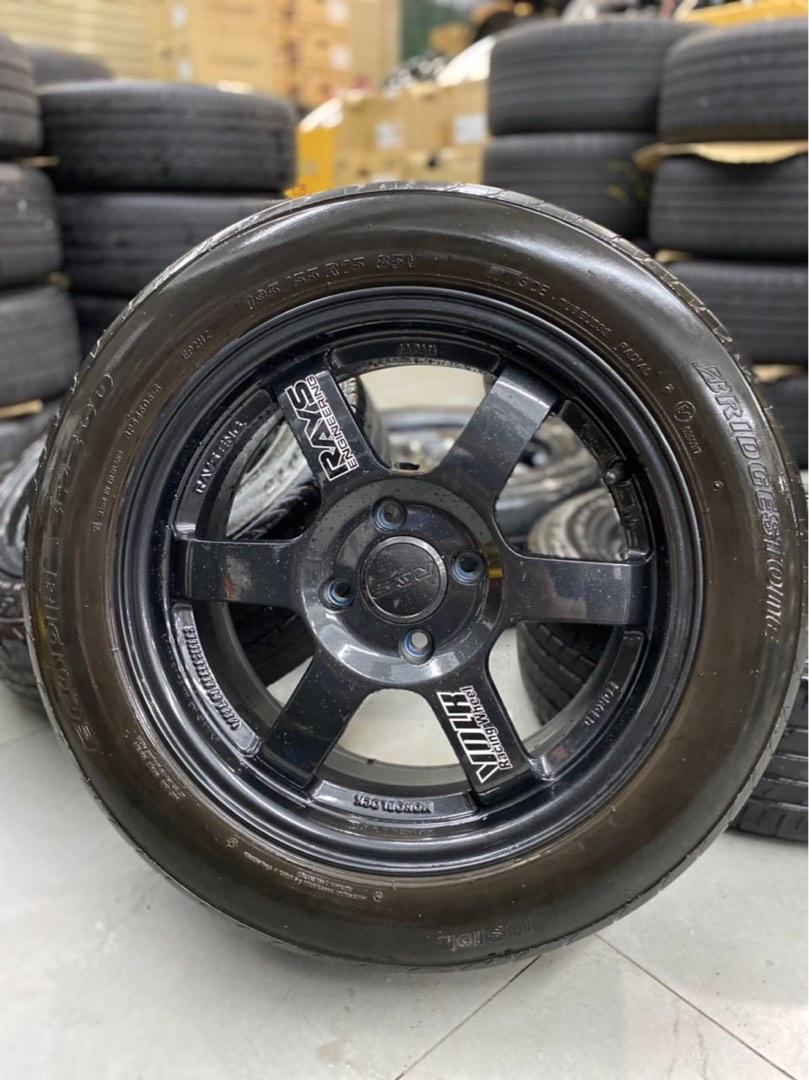 Sport Rim TE37 Thailand 15 inci, Auto Accessories on Carousell