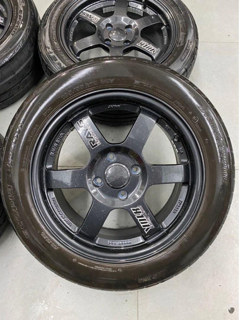 Sport Rim TE37 Thailand 15 inci, Auto Accessories on Carousell