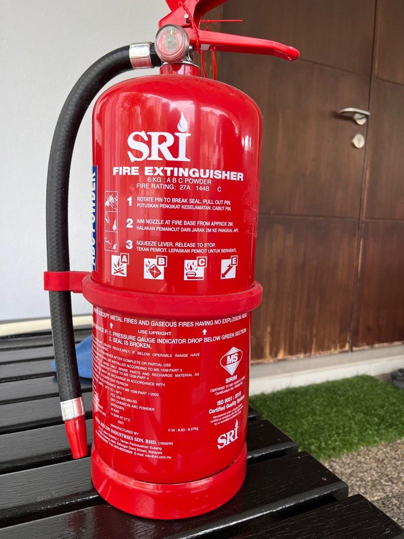 SRI Fire Extinguisher, Furniture & Home Living, Home Improvement & Organisation, Home ...
