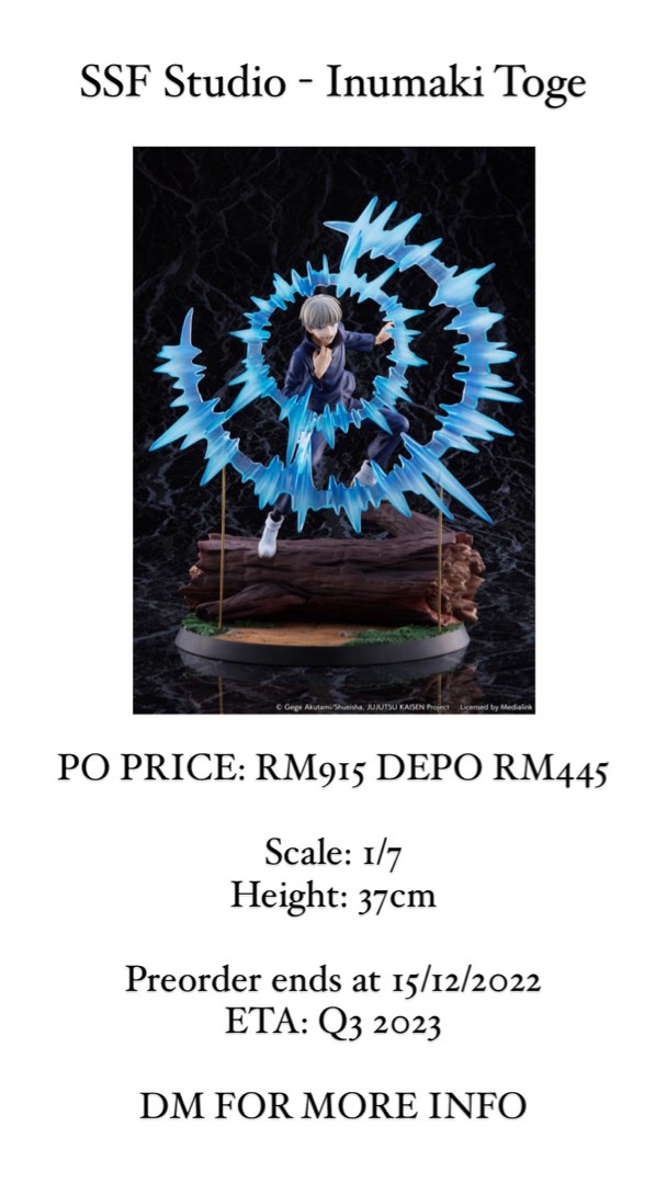 SSF Studio - Inumaki Toge, Hobbies & Toys, Toys & Games on Carousell