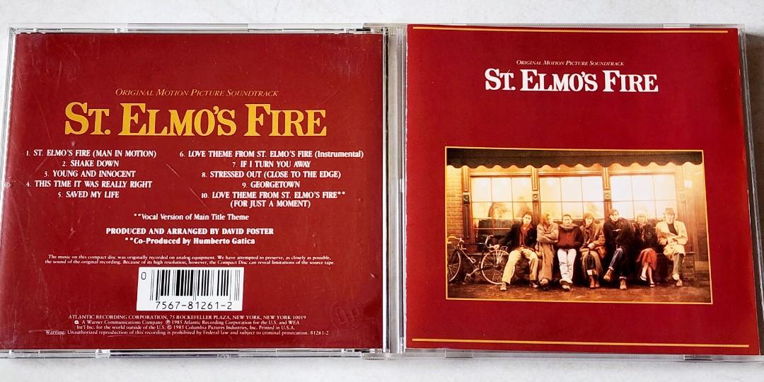 ST. Elmo's Fire ( ORIGINAL SOUNDTRACK ) ( MANUFACTURED IN USA ) CD ...