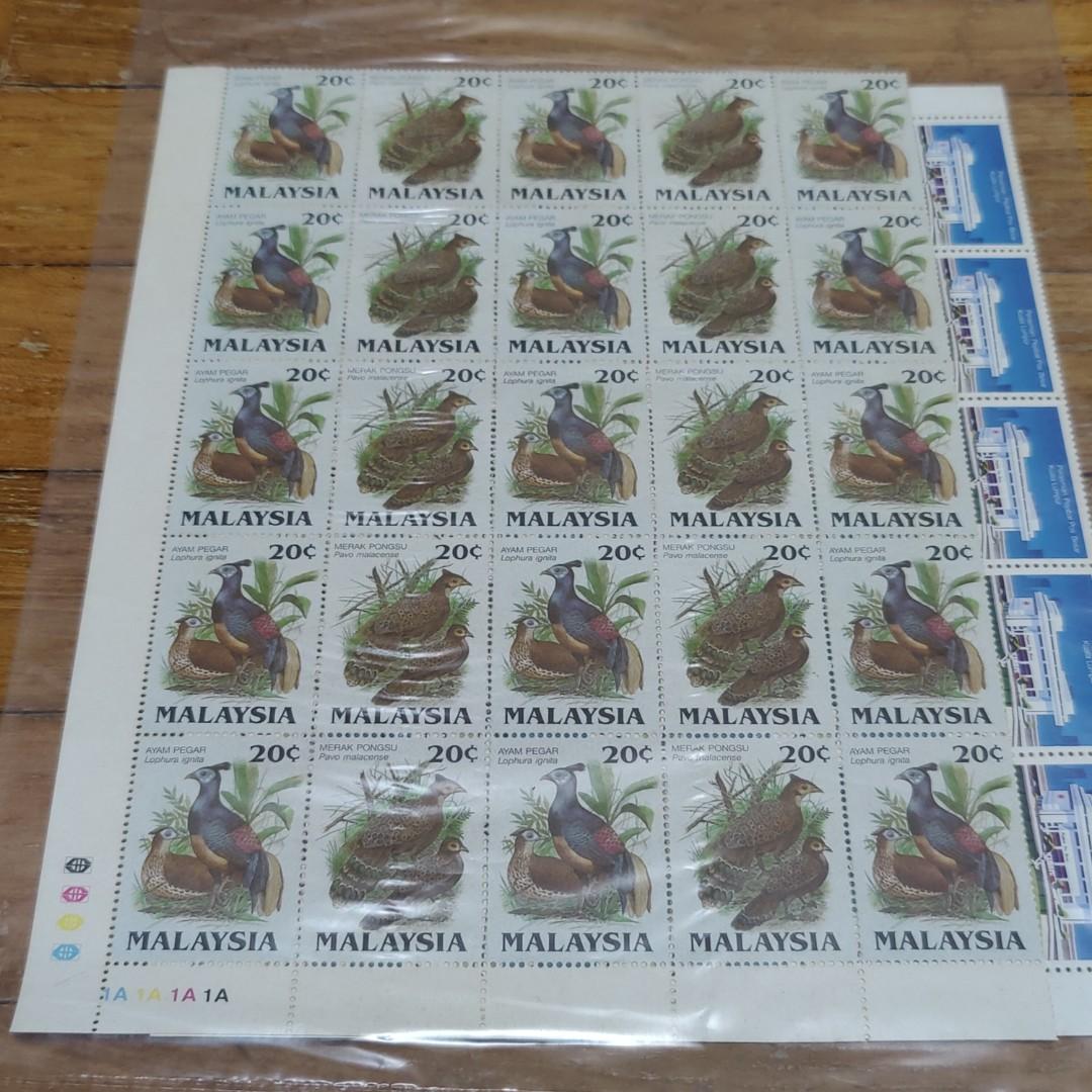 Rare USA stamp sheet, other stamp sheets and miniature sheets of ...