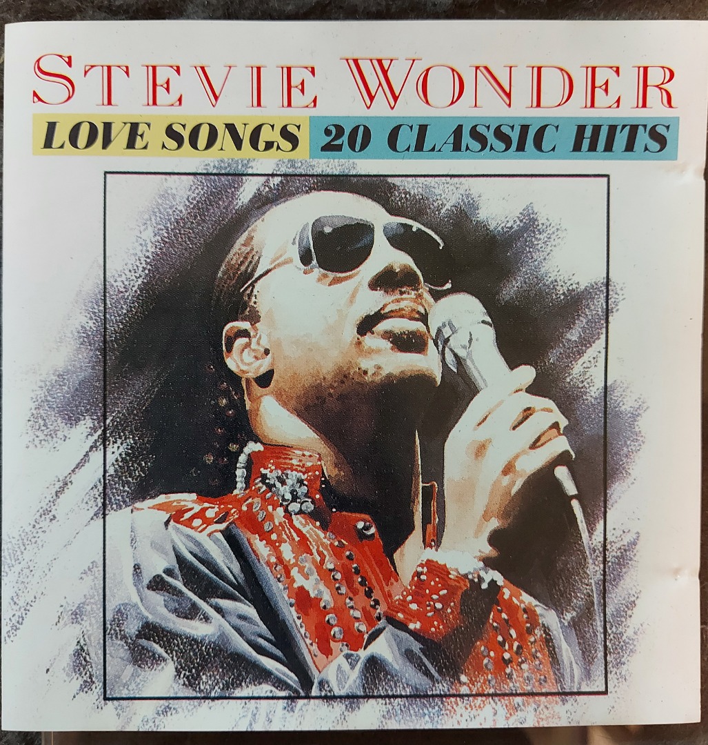 Stevie Wonder - LoVe SonGs 精選 CD (85年 日本天龍版 1A3, 無 iFPi) BLowin' in tHe ...