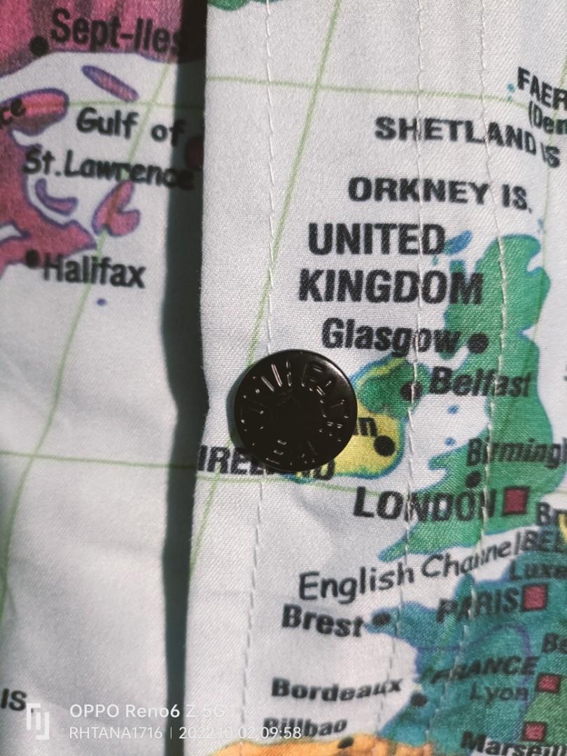 SUPREME COLLAB WITH THE NORTH FACE COACHES JACKET MAP, Men's Fashion ...