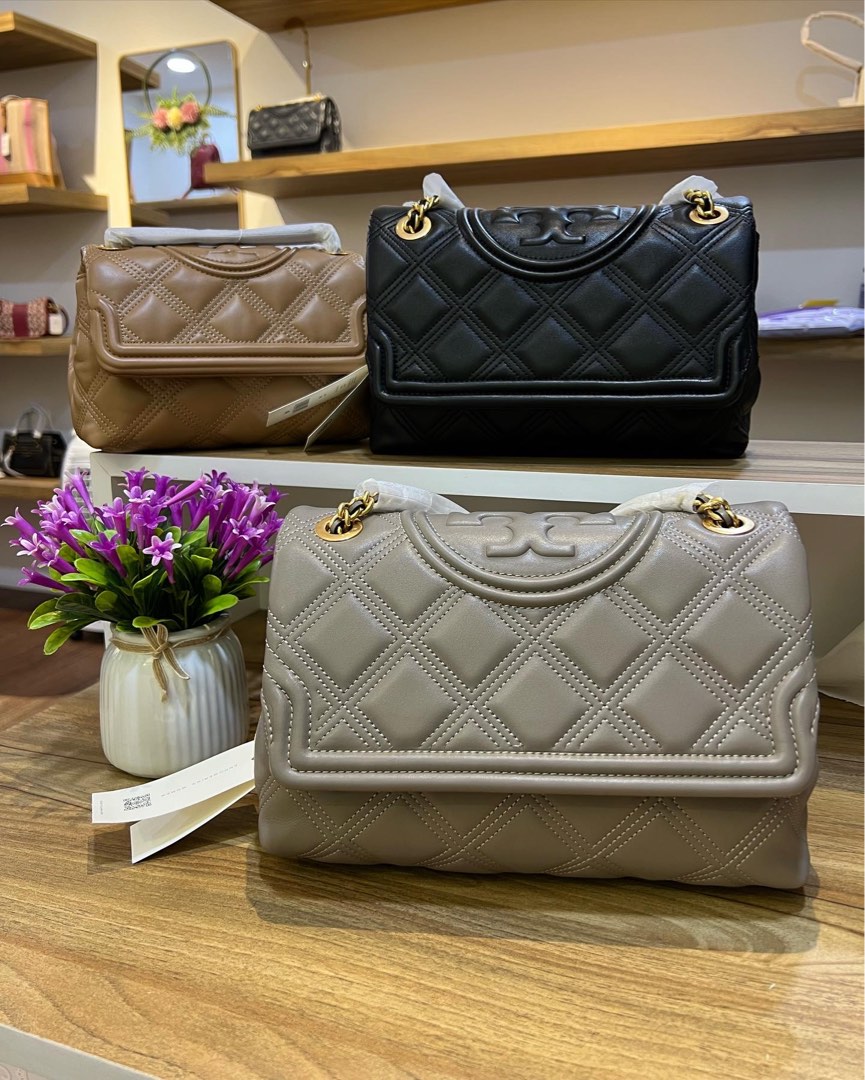 TB Fleming Soft Medium Convertible Shoulder Bag, Women's Fashion, Bags ...