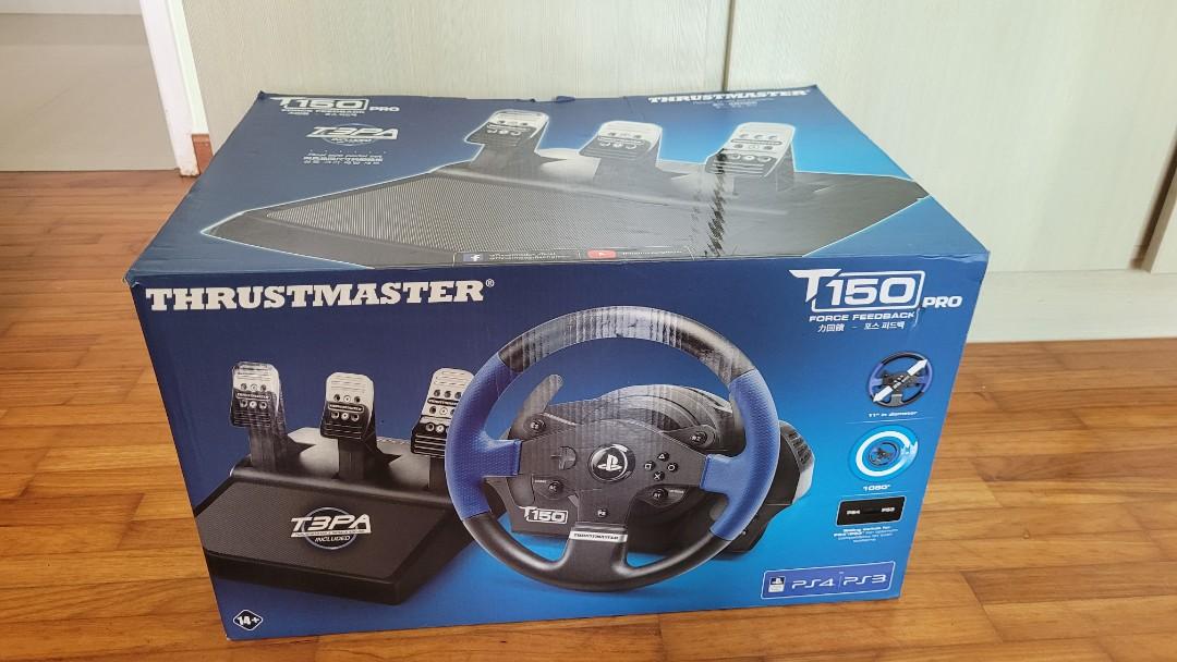 Thrustmaster T150 Pro Force Feedback Wheel with T3PA Pedals add-on ...