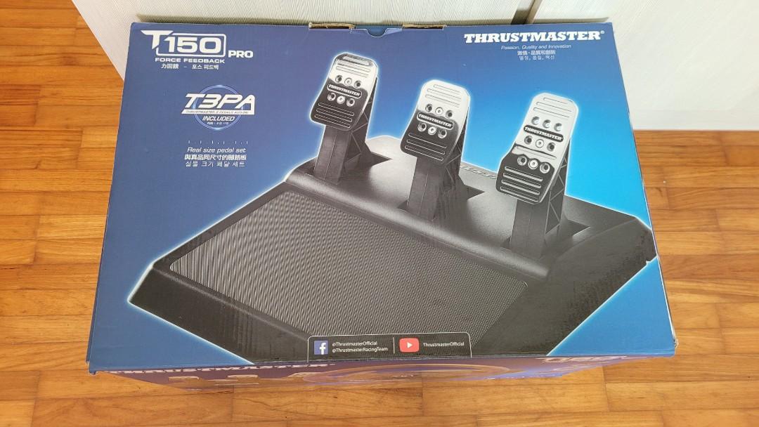 Thrustmaster T150 Pro Force Feedback Wheel with T3PA Pedals add-on ...