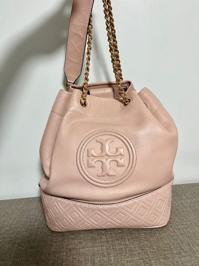 Tory Burch Pink Bucket Bag, Women's Fashion, Bags & Wallets, Shoulder ...