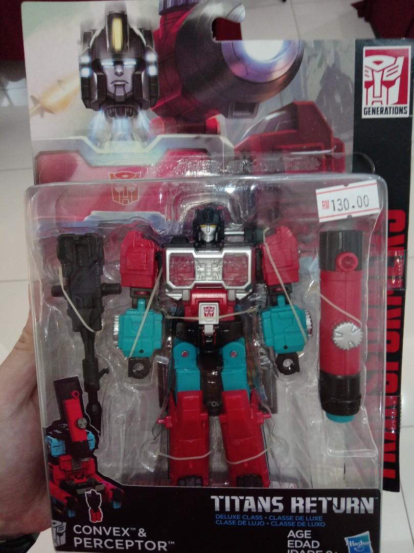 Transformers Titans Return Perceptor & Convex, Hobbies & Toys, Toys ...