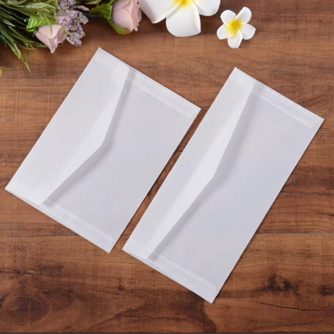 Transparent Sulfuric Acid Paper Envelope Creative Frosted Envelope ...