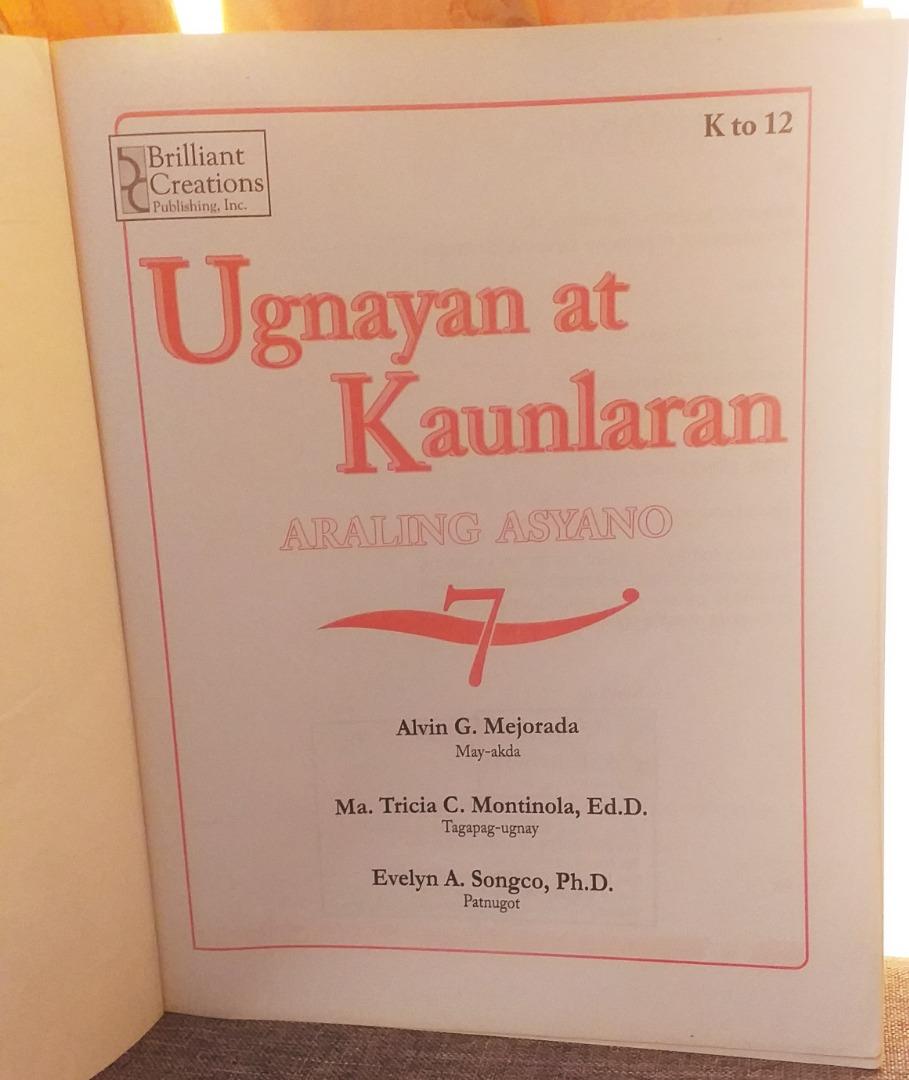 Ugnayan at Kaunlaran: Araling Asyano (Grade 7), Hobbies & Toys, Books ...