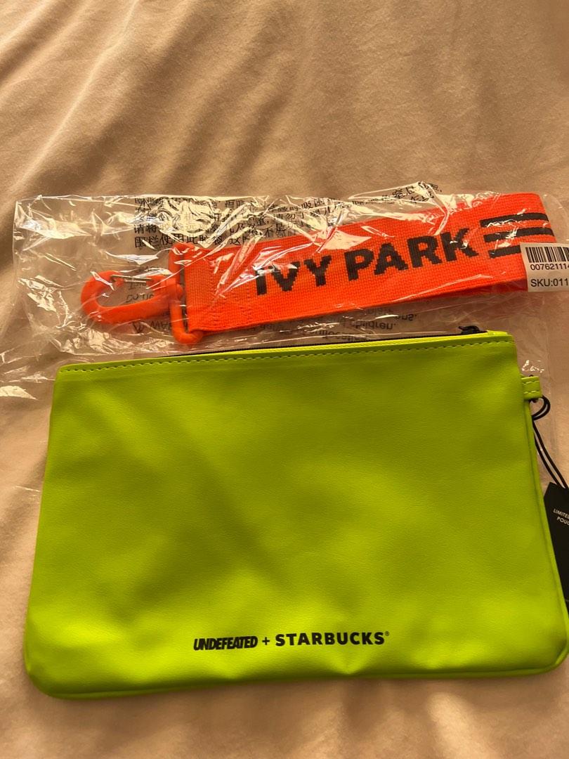Undefeated x Starbucks pouch and ivy park tag, Women's Fashion, Bags ...
