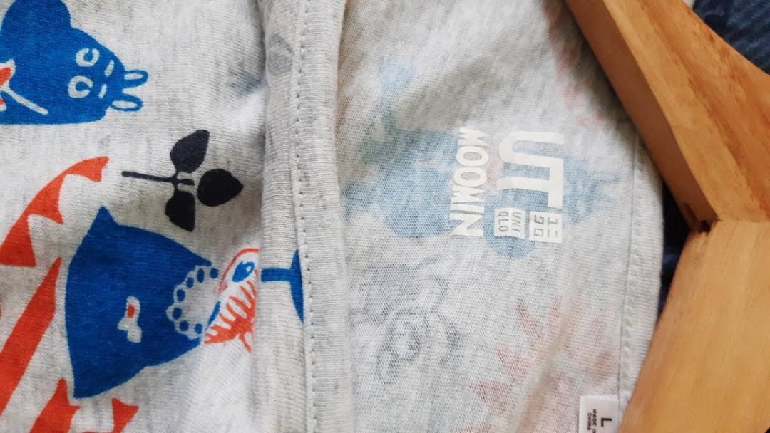 Uniqlo Disney Tee Shirt Moomin Cartoon, Men's Fashion, Tops & Sets ...