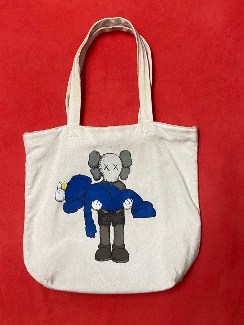 Uniqlo Kaws Tote Bag, Women's Fashion, Bags & Wallets, Tote Bags on ...