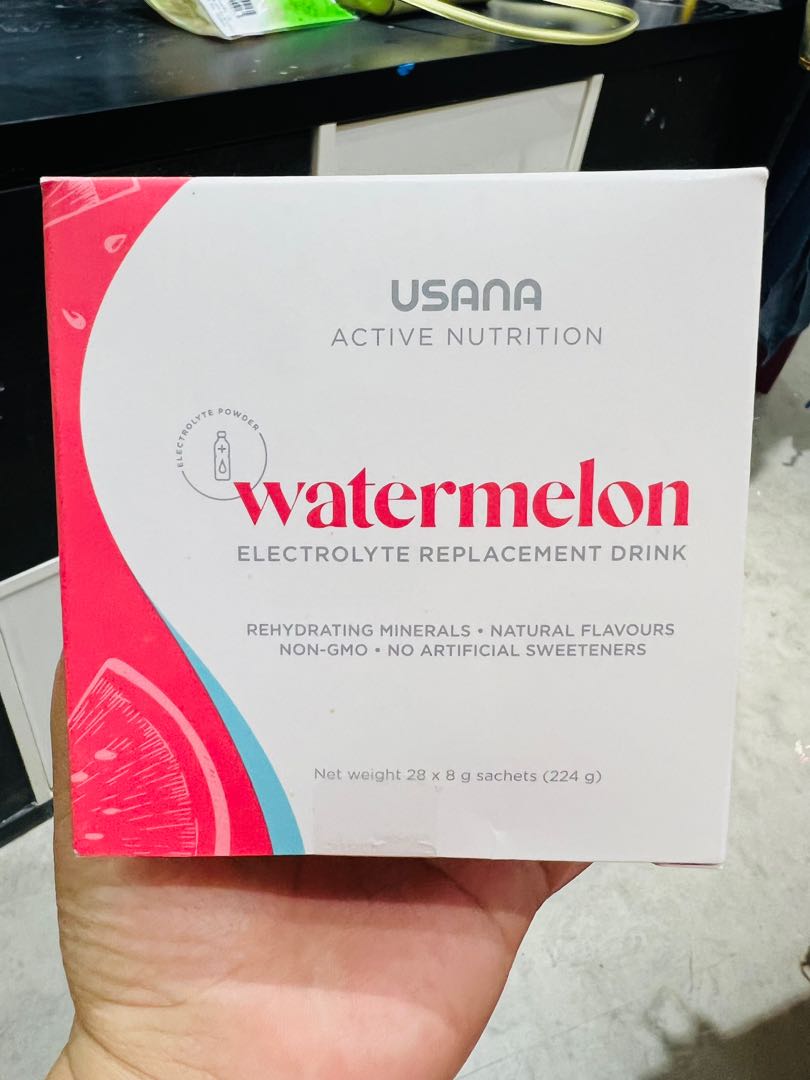 USANA electrolyte replacement drink, Health & Nutrition, Health ...