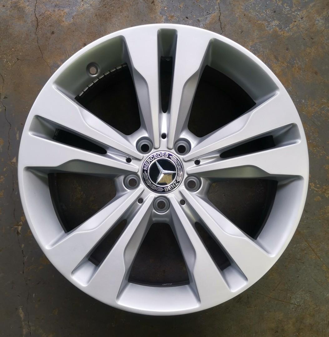 Used 18" Original Mercedes Rims, Car Accessories, Tyres & Rims on Carousell