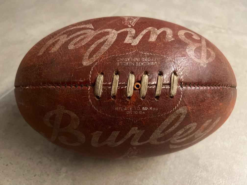 Vintage Burley football (leather), Furniture & Home Living, Home Decor ...
