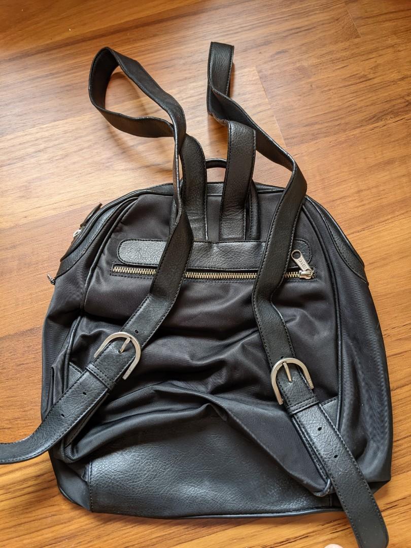 Vintage Esprit genuine leather backpack, Women's Fashion, Bags ...