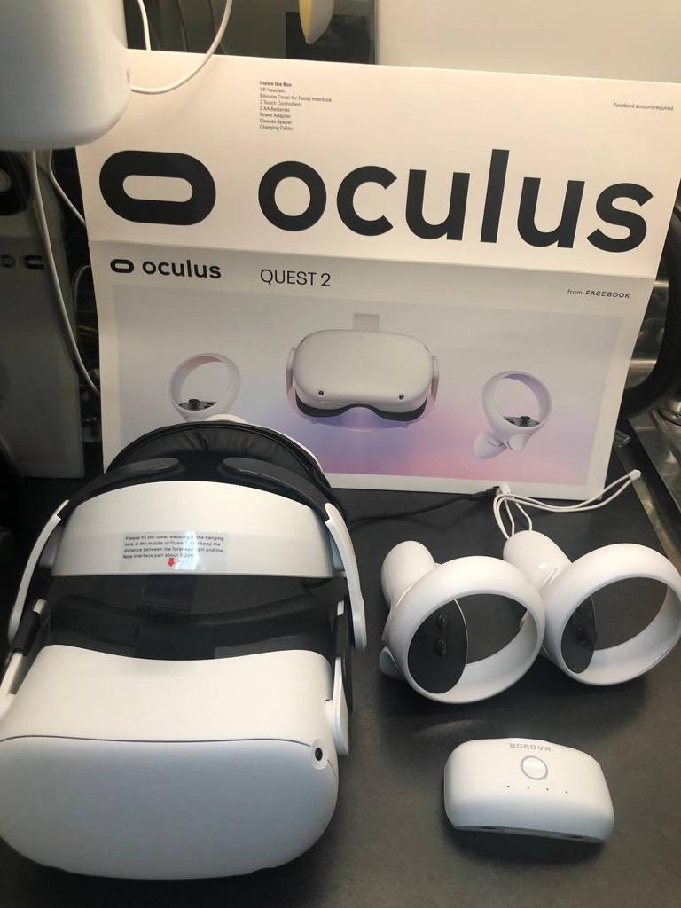 VR眼鏡 Oculus Quest 2 128GB VR goggles 包埋 Bobo VR M2 Pro Strap with extra ...
