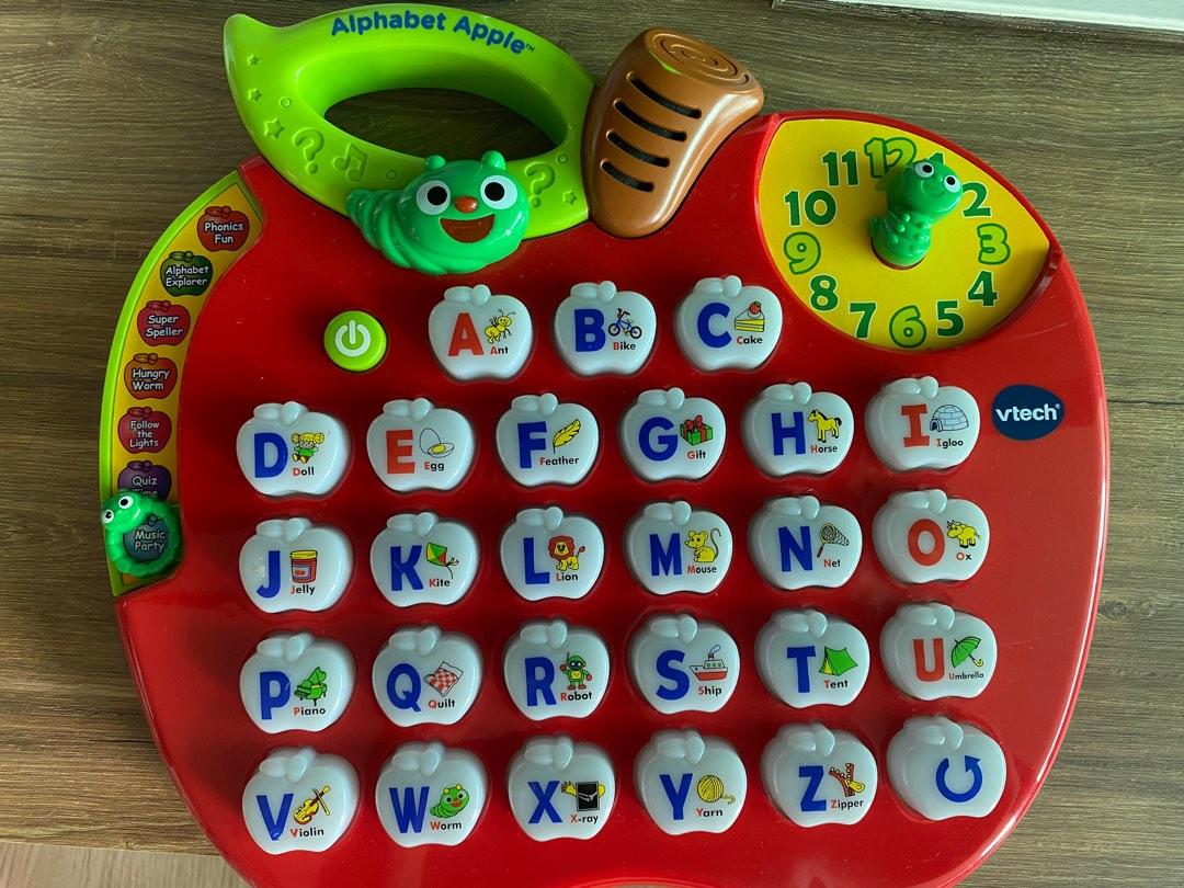 Vtech Alphabet Apple toy, Babies & Kids, Infant Playtime on Carousell