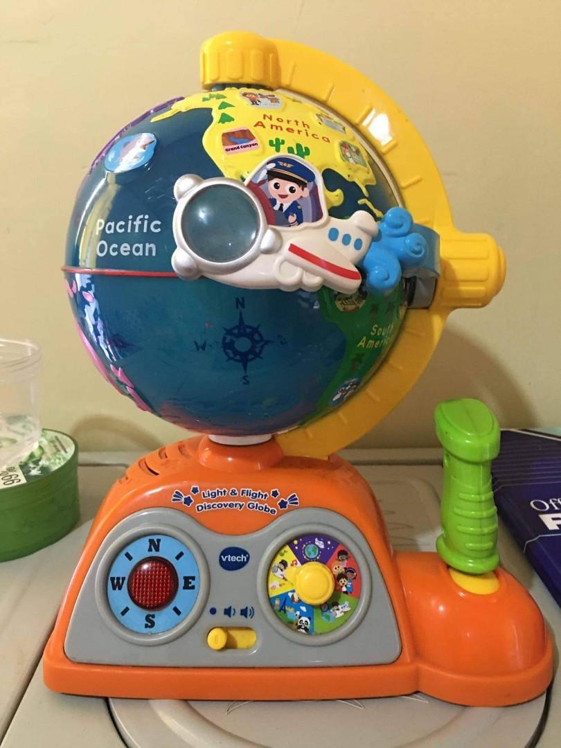 Vtech Light and Flight Discovery Globe, Babies & Kids, Infant Playtime ...