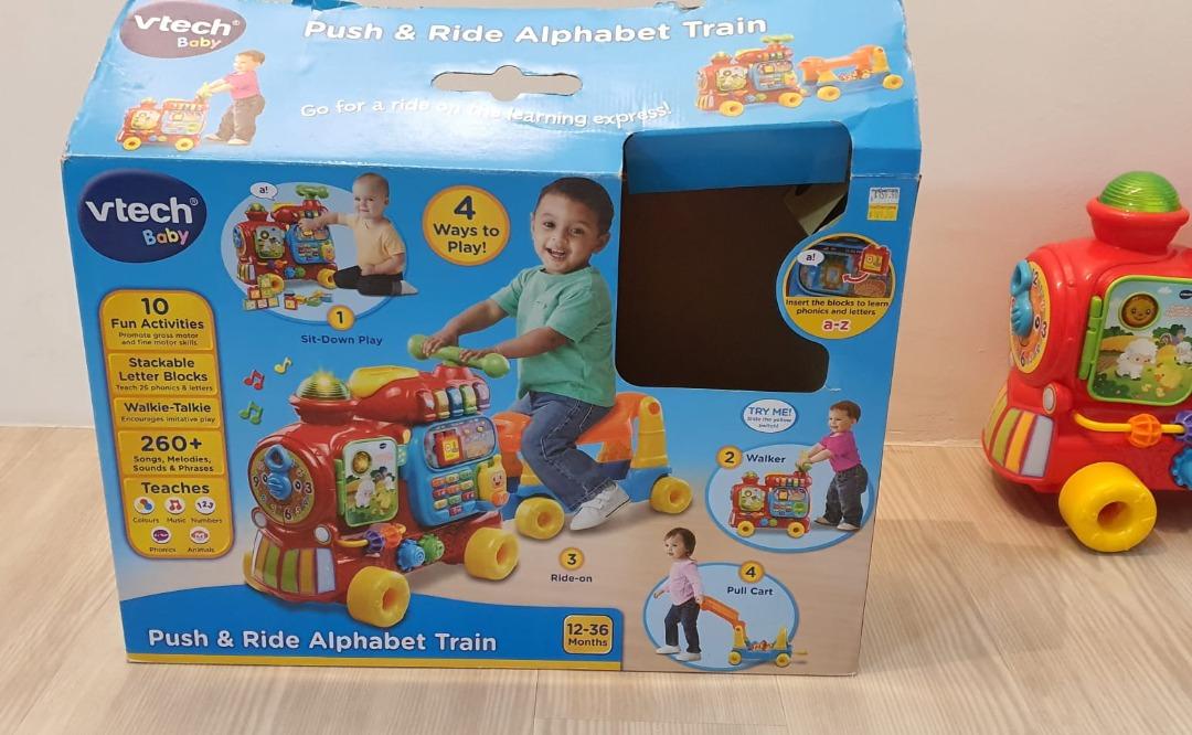 V-Tech Push and Ride Alphabet Train, Babies & Kids, Infant Playtime on ...