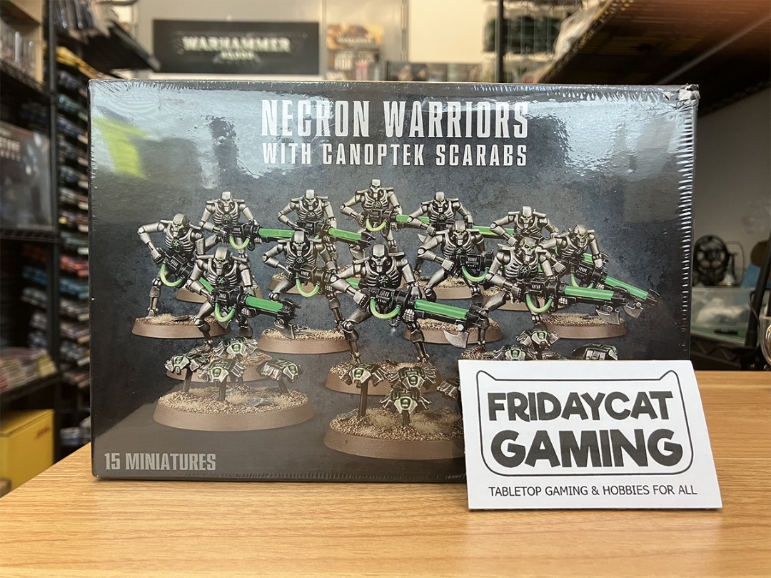 Warhammer 4000: Necron Warriors with Canotek Scarabs(PRE-INDOMITUS ...