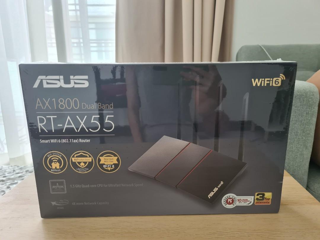 Wifi Router ASUS AX1800 RT-AT55, Computers & Tech, Parts & Accessories ...
