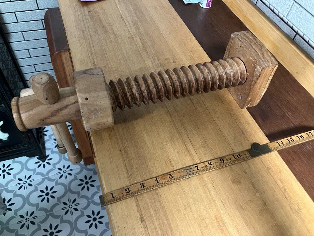 Wood vise screw for workbench (clamp), Furniture & Home Living, Home ...