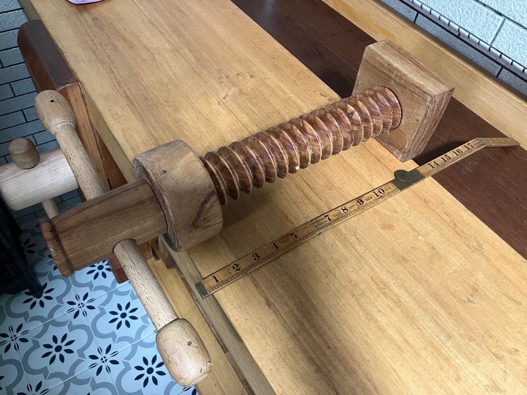 Wood vise screw for workbench (clamp), Furniture & Home Living, Home ...