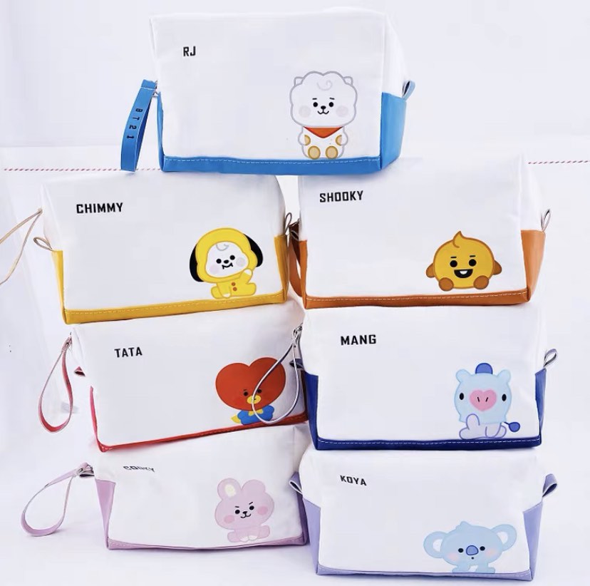 WTS Bts bt21 pencil case kpop jungkook v jimin jhope jin suga rm ...