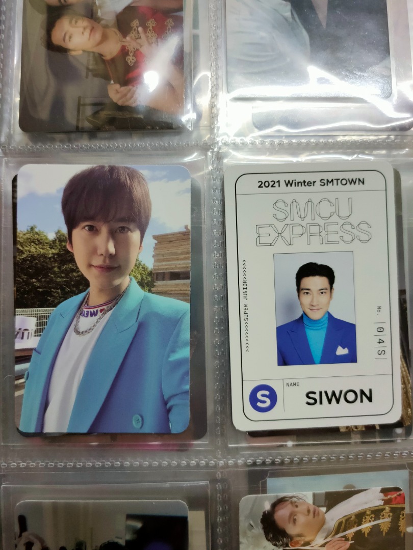 WTS SJ SUPER JUNIOR SMTOWN SMCU EXPRESS KYUHUN SIWON ID CARD PC ...